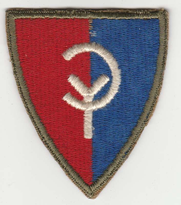 Reversed color 38th Infantry Division patch - ARMY AND USAAF - U.S ...