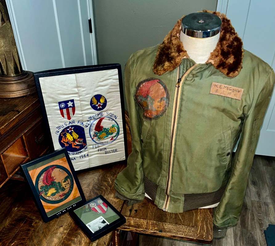 USAAF 425th BS (308th BG) Grouping: B-15 Flight Jacket - Silk Scarf ...