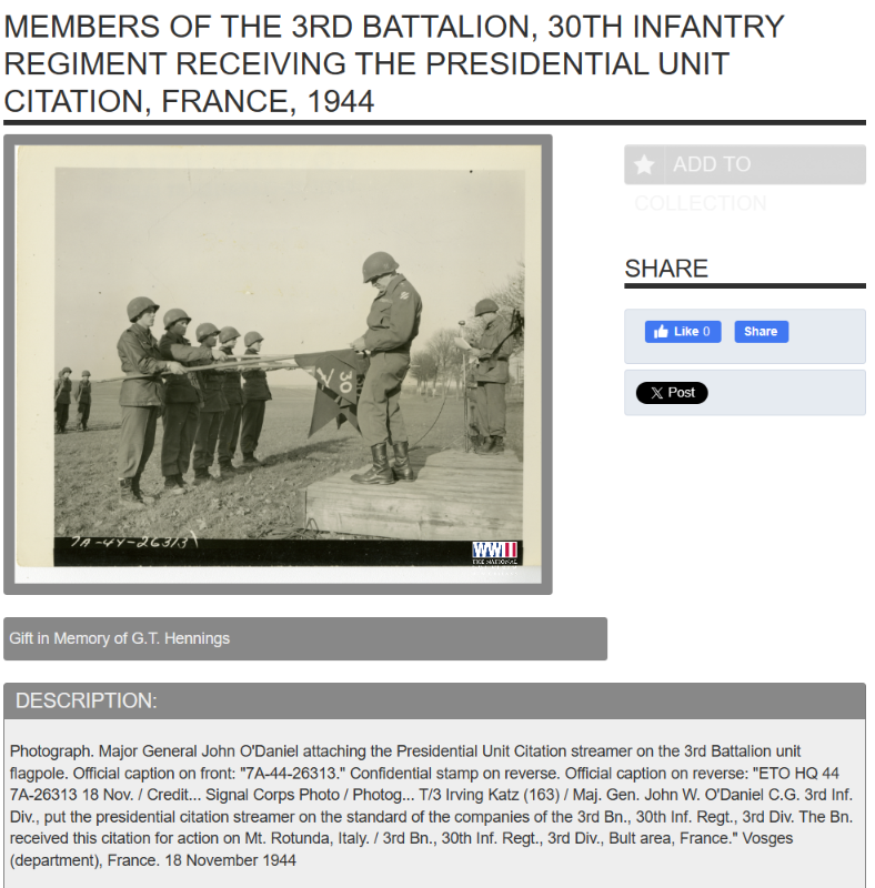 WW2 Presidential Unit Citations- real or fake? - MEDALS & DECORATIONS ...