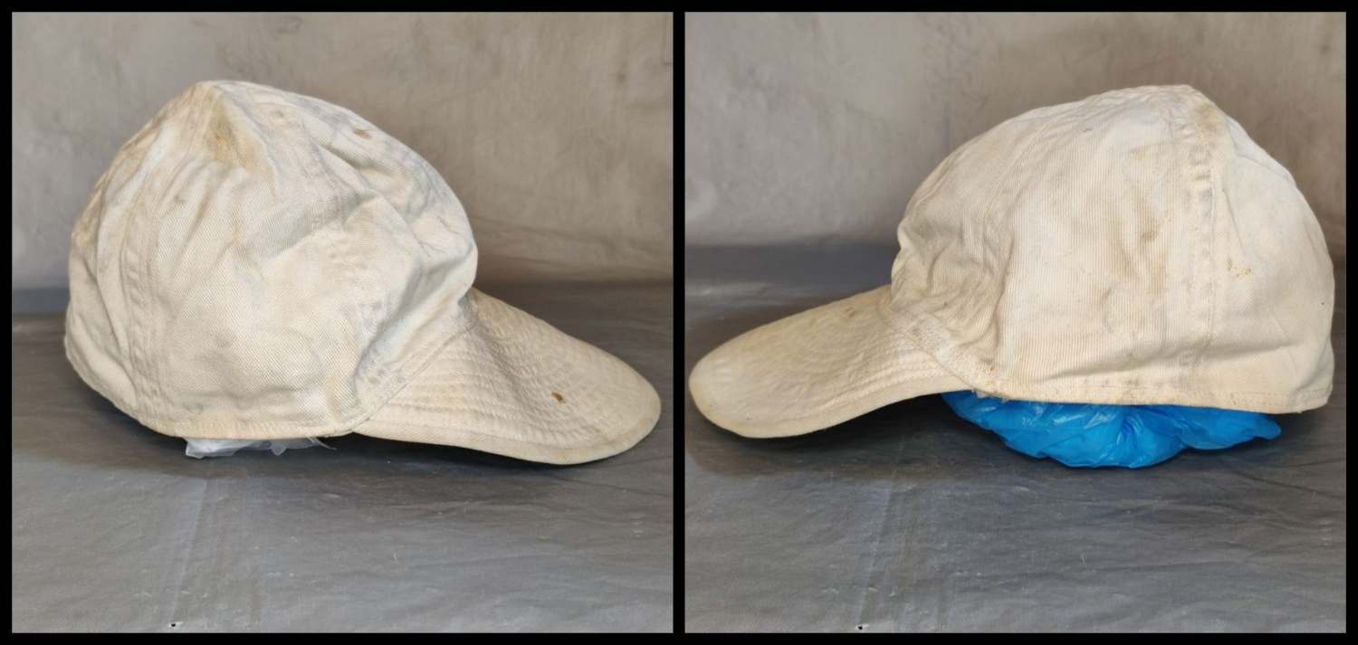 WW2 USN White HBT Utility Cap & Blue Winter Hat w/Gloves ? - UNIFORMS ...