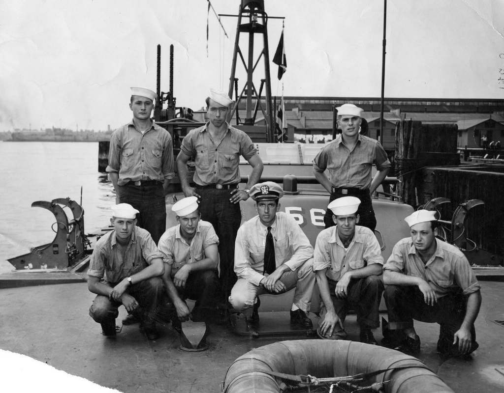 Uniform to Richard A. Colgate who served on PT-156 of MTB RON 9 ...