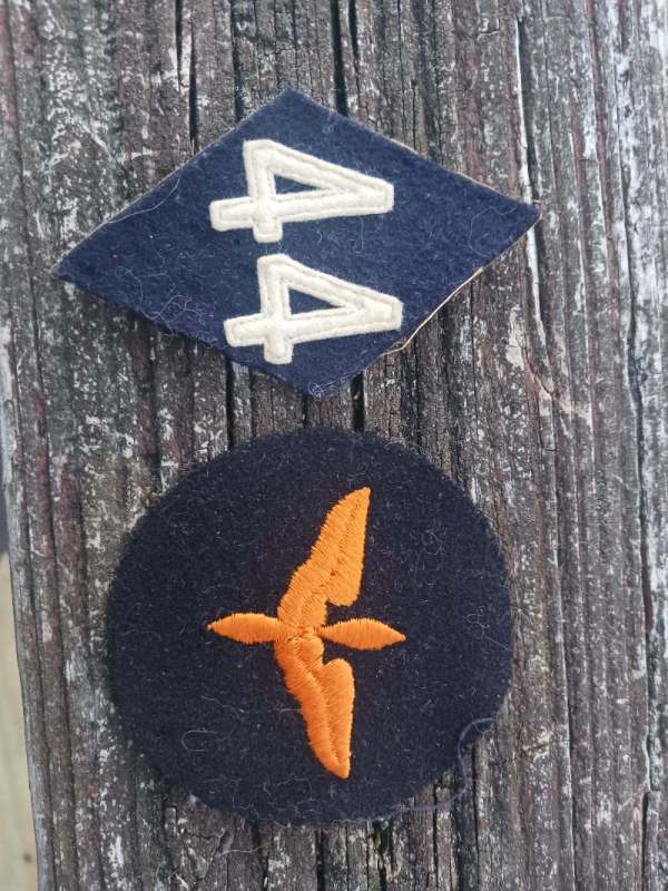 Army air corp cadet patch and unknown diamond shape 44 patch need help ...