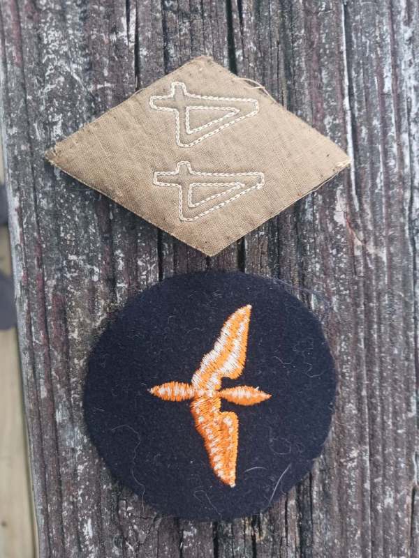 Army air corp cadet patch and unknown diamond shape 44 patch need help ...