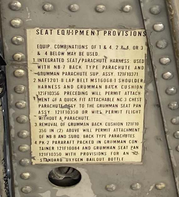 Grumman S-2E Tracker Seat - MILITARY AIRCRAFT & AVIATION - U.S ...