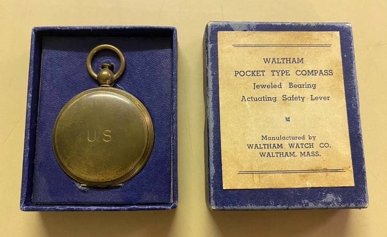 Waltham Pocket Type Compass marked "US" - WWII? - FIELD & PERSONAL GEAR ...