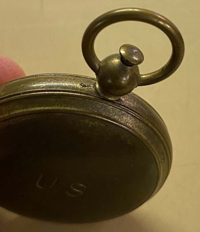 Waltham Pocket Type Compass marked "US" - WWII? - FIELD & PERSONAL GEAR ...