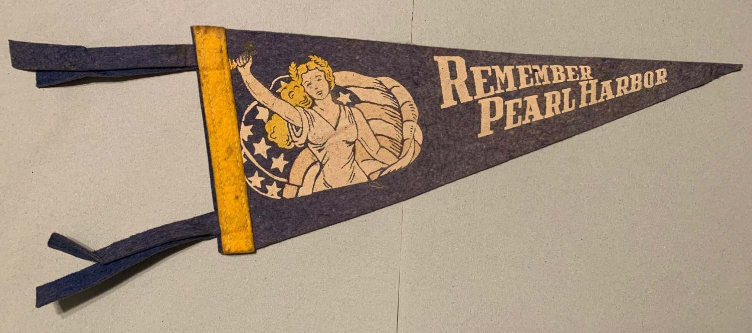Pennant found in family trunk - HOMEFRONT & THE WAR EFFORT - U.S ...