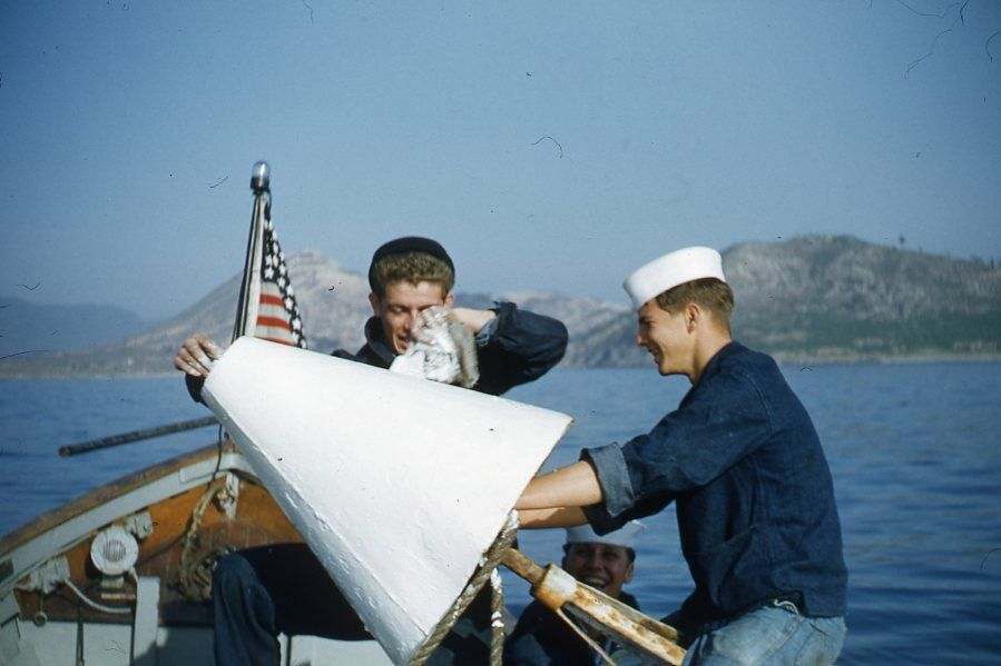 ATF Sailors at Sea - Fleet Tug USS MATACO 1950's - NAVAL & SEA SERVICE ...