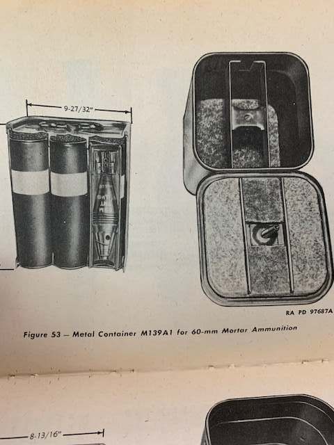 Steel box for 60mm Mortar - ORDNANCE - U.S. Militaria Forum