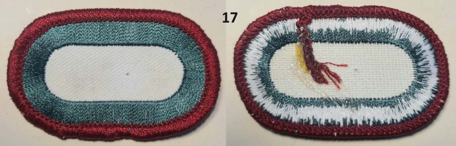 Need help determining jump wings ovals - AIRBORNE, GLIDER TROOPS ...