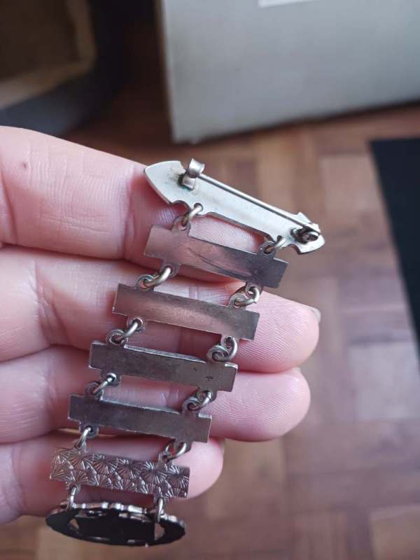 WW2 USMC RIFLE QUALIFICATION BADGE LADDER BADGE - NAVY, MARINE CORPS ...