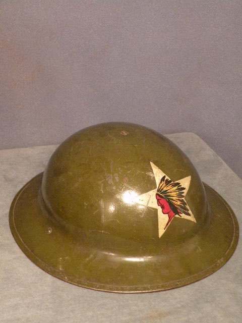 WW1 2nd Division painted helmet - Thoughts - M1917 & M1917A1 HELMETS ...