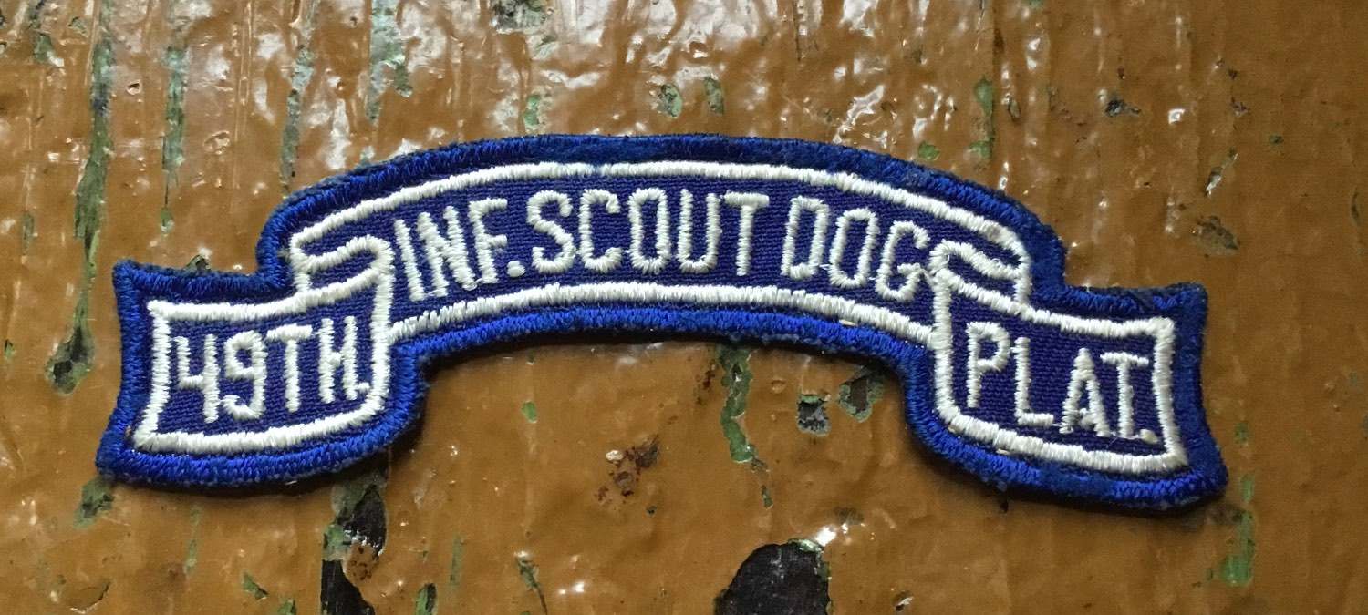 49th Inf. Scout Dog Plt. The Army's first "Airborne Dogs". - ANIMALS IN ...
