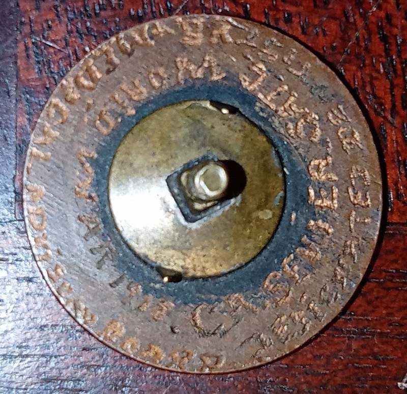 Engraved WWI Collar Disc - BRANCH OF SERVICE COLLAR BRASS - U.S ...