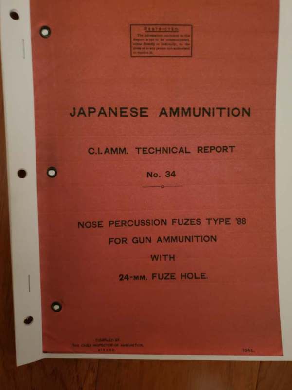 Japanese fuze? - ORDNANCE - U.S. Militaria Forum