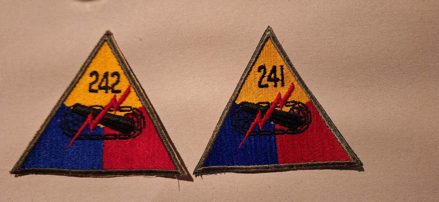 241st & 242nd Tank Bn. ??? - ARMY AND USAAF - U.S. Militaria Forum