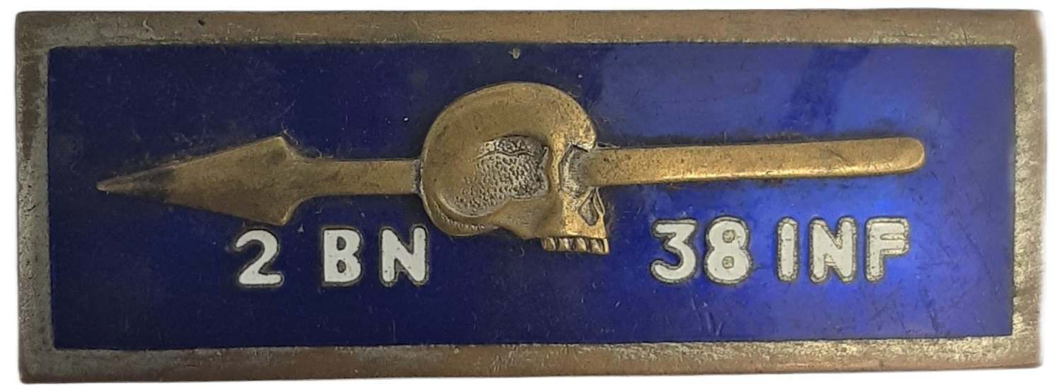 2nd Battalion, 38th Infantry “Spearhead” Badge - ARMY (INCLUDING USAAC ...