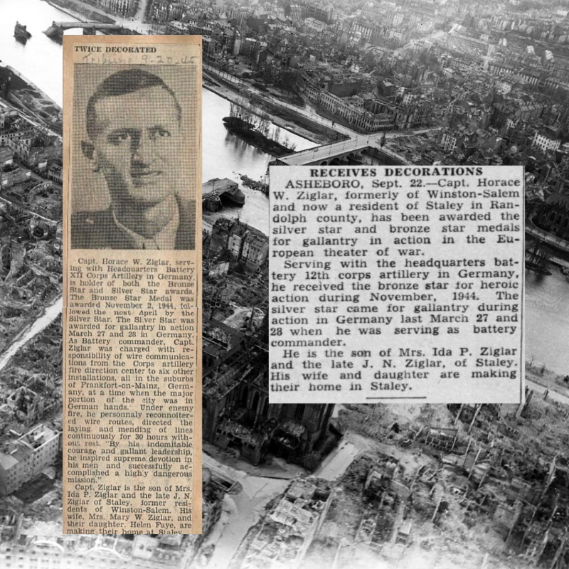 XII Corps Officer Silver Star Capt. Ziglar - UNIFORMS - U.S. Militaria ...