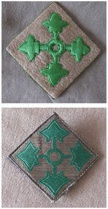4th ID patches assistance needed - ARMY AND USAAF - U.S. Militaria Forum