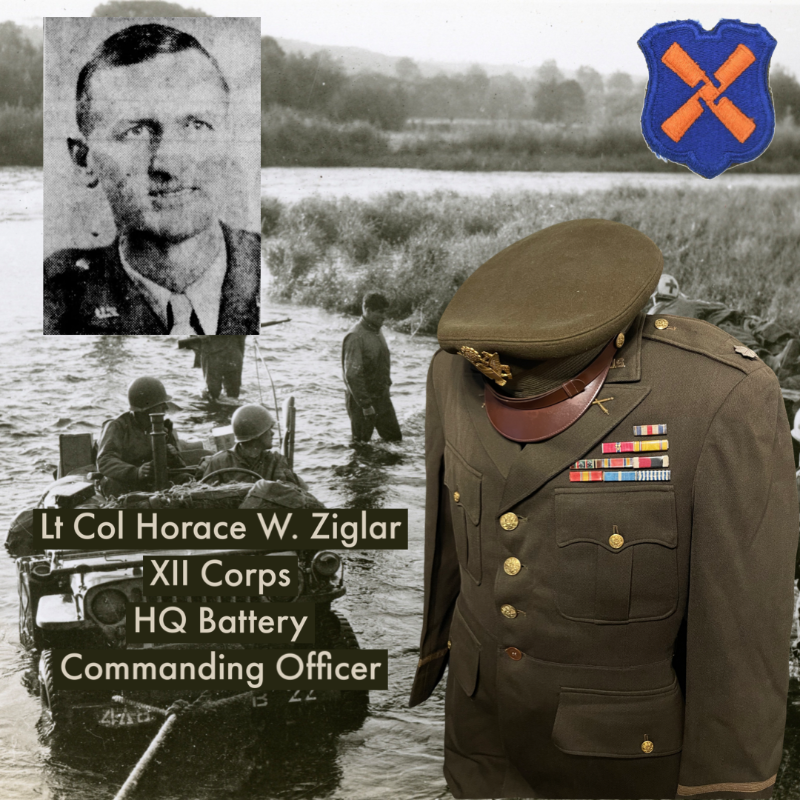XII Corps Officer Silver Star Capt. Ziglar - UNIFORMS - U.S. Militaria ...