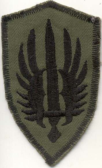 1970s Merrowed Edge 93rd Infantry Division Patch - ARMY AND USAAF - U.S ...
