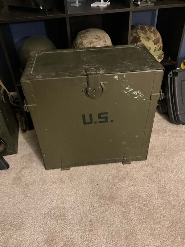 US Records Chest - BASE/BIVOUAC/CAMP/DEPOT ITEMS - U.S. Militaria Forum