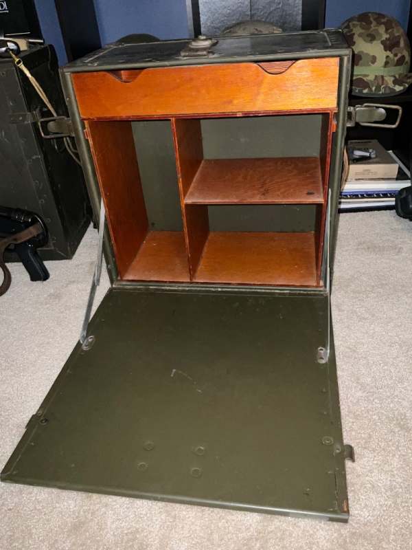 US Records Chest - BASE/BIVOUAC/CAMP/DEPOT ITEMS - U.S. Militaria Forum