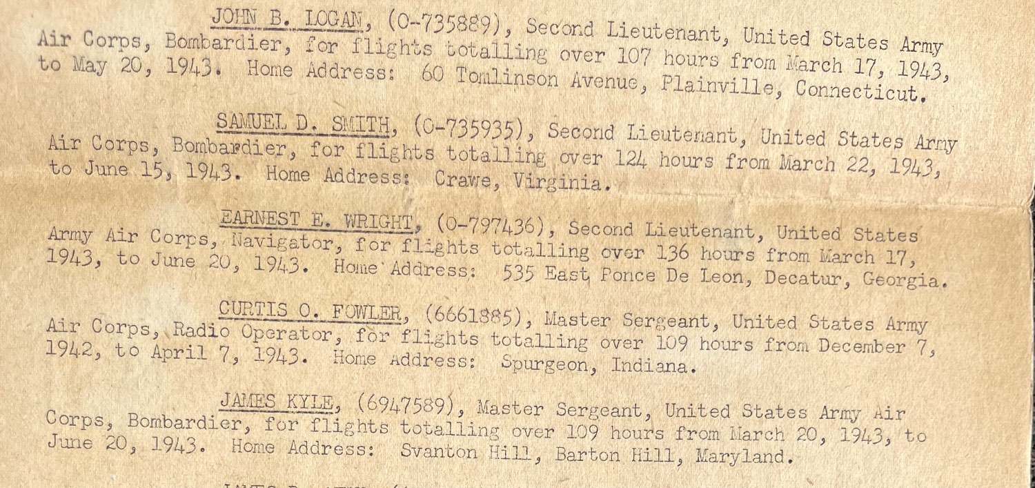 WWII DFC group. Gene Roddenberry’s Bombardier - MEDALS & DECORATIONS ...