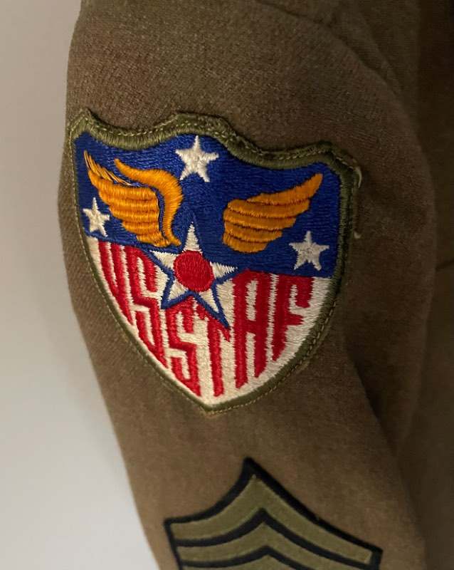 USSTAF patch with missing part of wing - ARMY AND USAAF - U.S ...