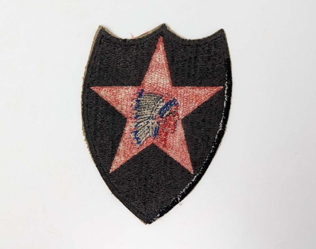 Us Army 2nd Infantry Brigade Wwii Patch Color Original WWI U.S. Marine
