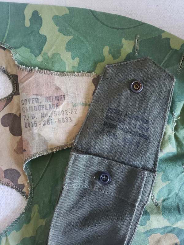 1959 USMC Mitchell Pattern Covers - M-1; M-1C & M-2 HELMETS - U.S ...