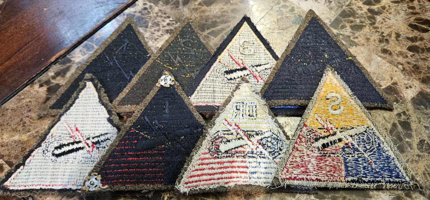 Hardest armored triangles to find? - ARMY AND USAAF - U.S. Militaria Forum
