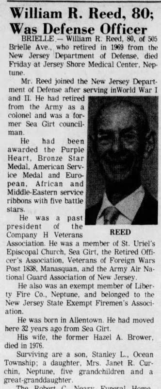 Ww2 Officers Dog Tag named to LTC William R. Reed - IDENTITY ITEMS (DOG ...