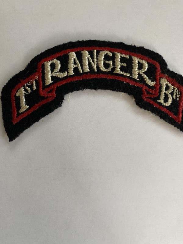 WW2 era Thick Letter Ranger Scrolls and Lozenge Patch - ARMY AND USAAF ...