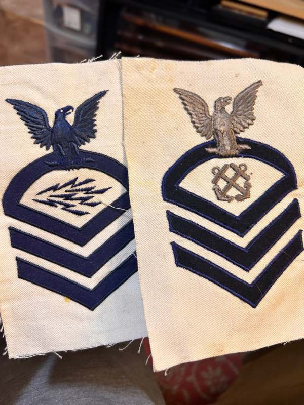 WWI WW1 Navy Rate Patches variation? Meaning? - NAVY, COAST GUARD AND ...