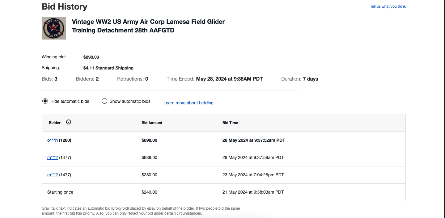 WW2 Glider Training Detachment patch - LaMesa Field, Texas - ARMY AND ...