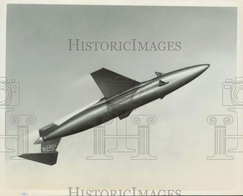 Artist's conception of the Radioplane XKD4R-1 (RP-70) rocket-powered ...