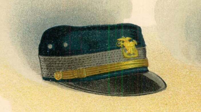 Blue Cloth Cap Part 2: Dimensions & Details 1852-1922 - NAVAL & SEA ...