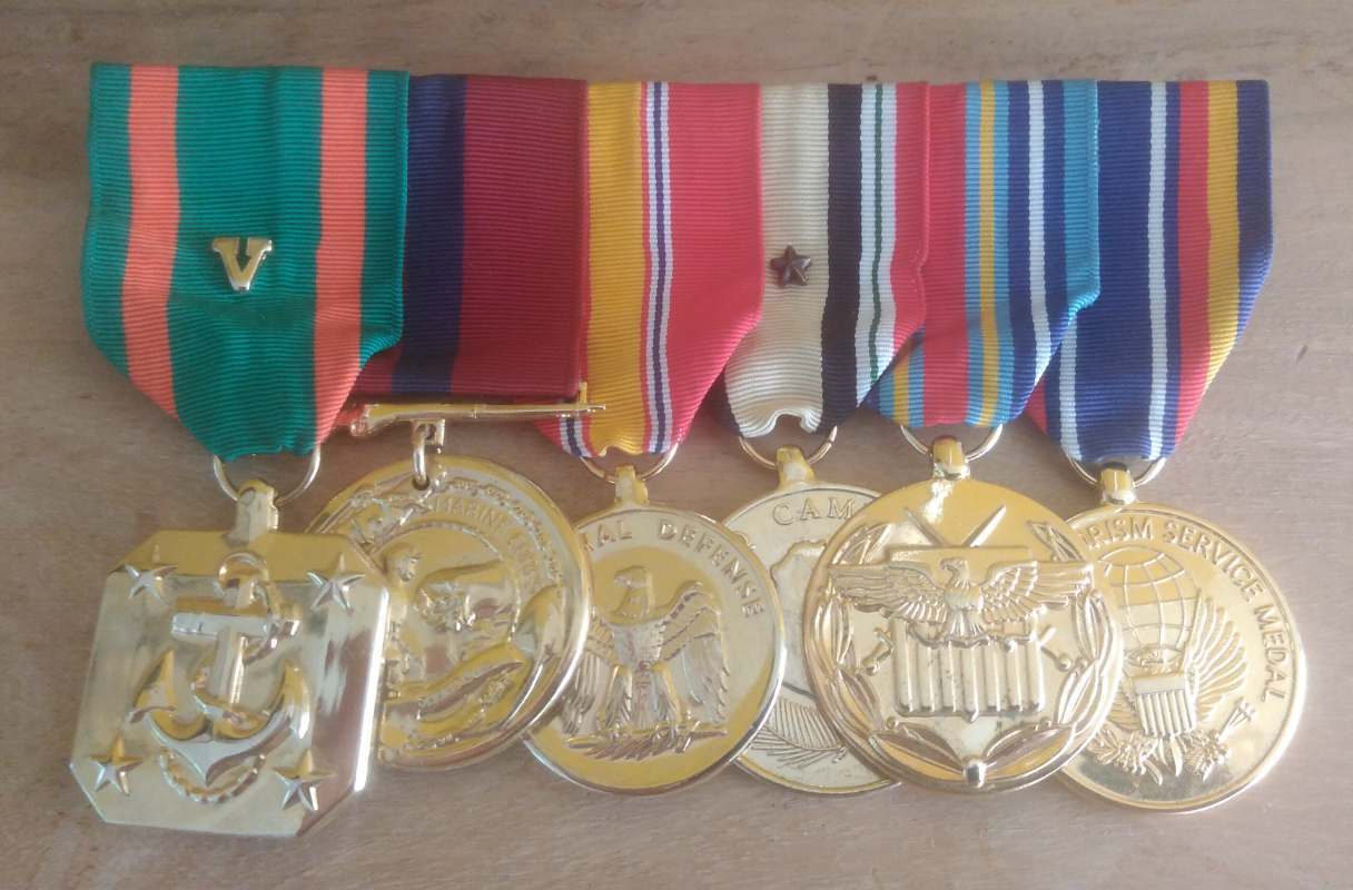 Mounted USMC grouping Iraq campaign - CAMPAIGN/SERVICE MEDALS - U.S ...