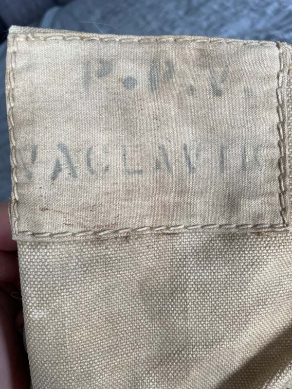 WW2 Navy seabag w/ art - FIELD & PERSONAL GEAR SECTION - U.S. Militaria ...
