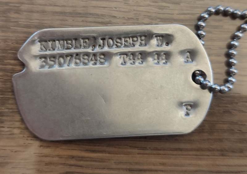 dog tag identification - IDENTITY ITEMS (DOG TAGS, BRACELETS, ETC) - U ...