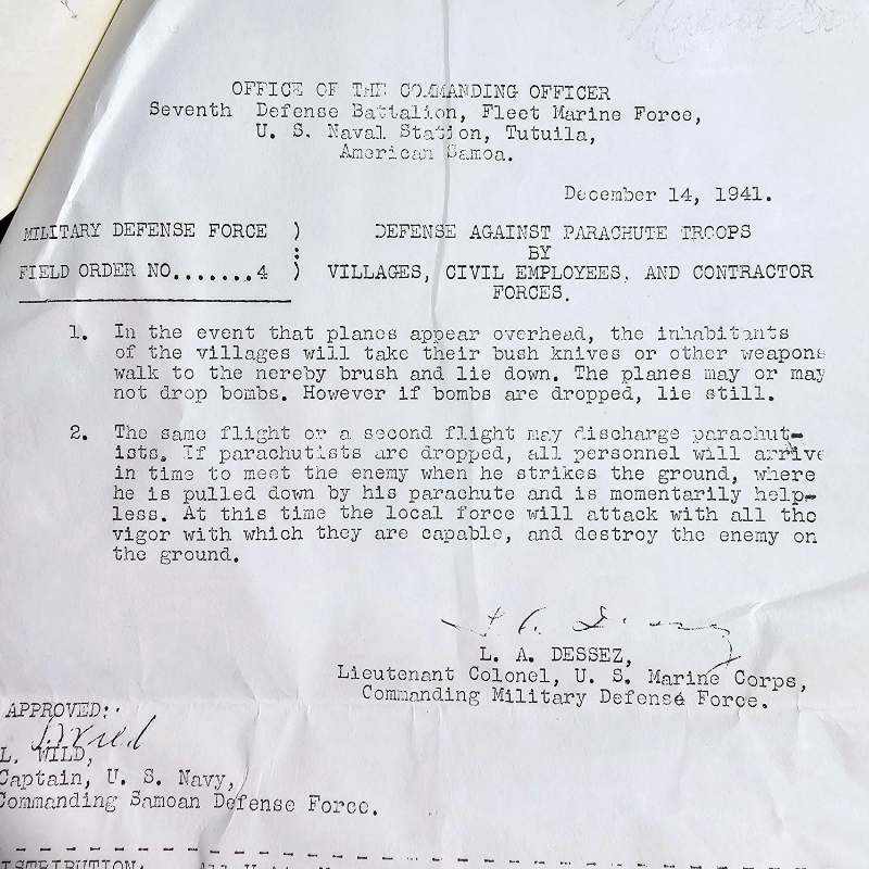 WW2 USMC Reserve 1st Samoan Battalion insignia - Page 3 - MARINES - U.S ...