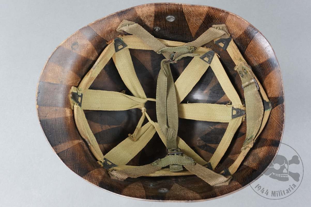 WWII M1 Paratrooper Helmet Reissued Korean or Post Korean - M-1; M-1C & M-2 HELMETS - U.S ...