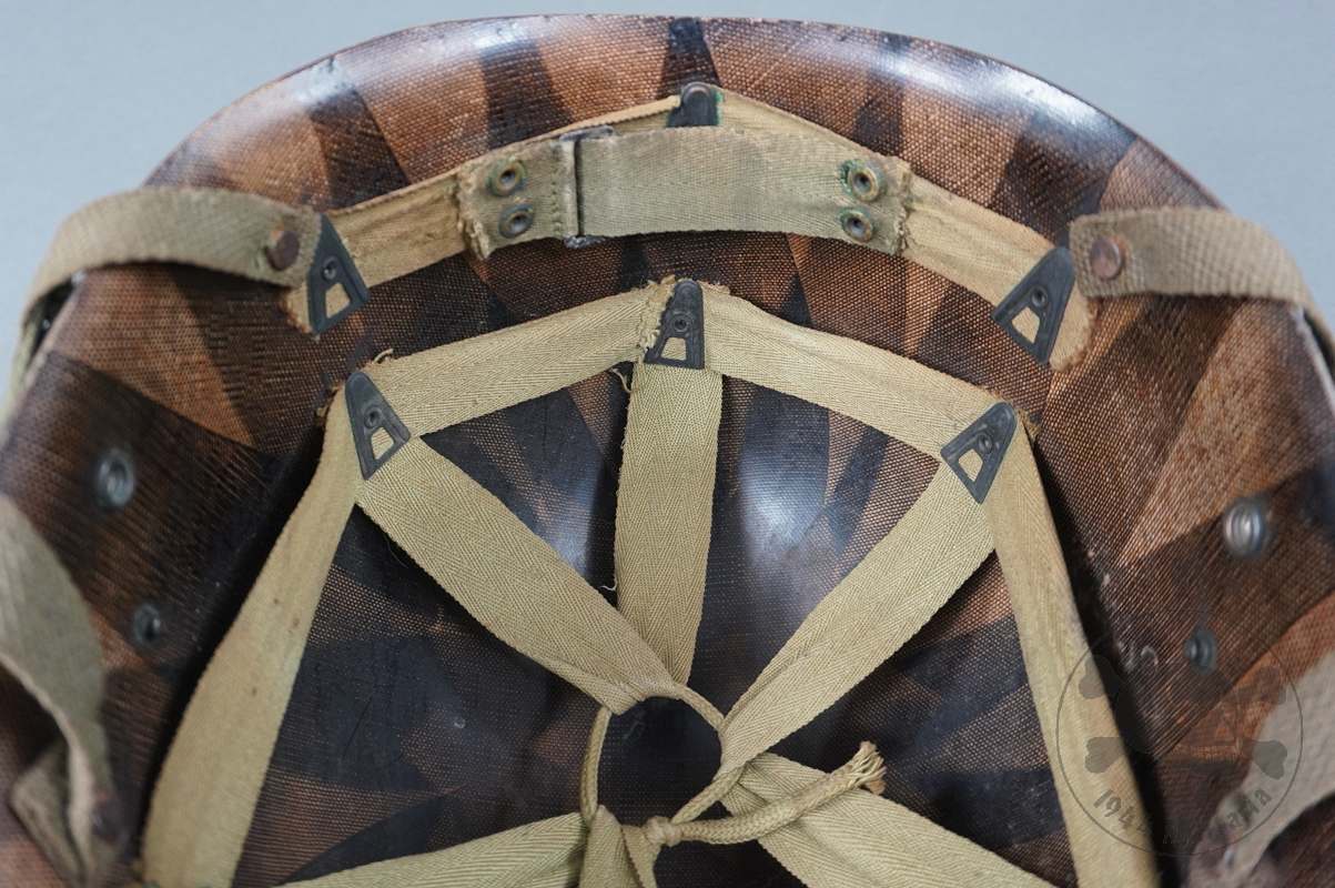 WWII M1 Paratrooper Helmet Reissued Korean or Post Korean - M-1; M-1C & M-2 HELMETS - U.S ...