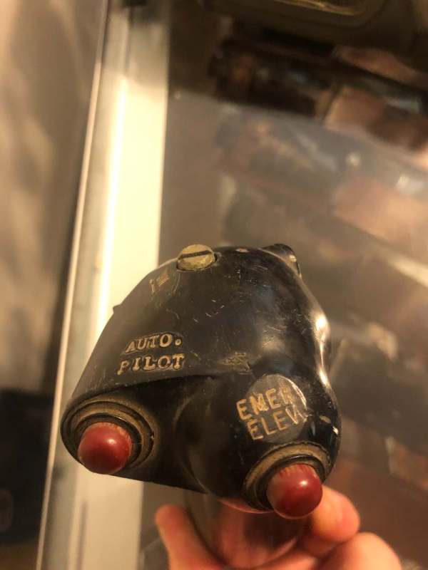 Unknown flight control stick - AIRCRAFT INSTRUMENTS & EJECTION SEATS ...