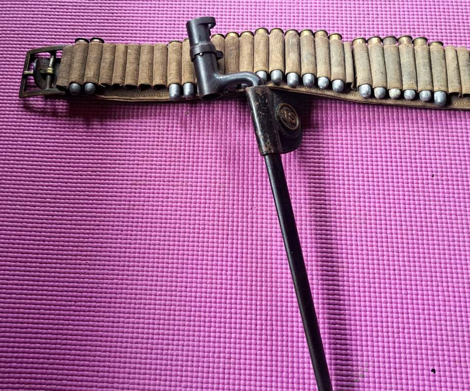 Scarce Field Modified M1876 Cartridge Belts AKA Prairie Belts - (1866 ...