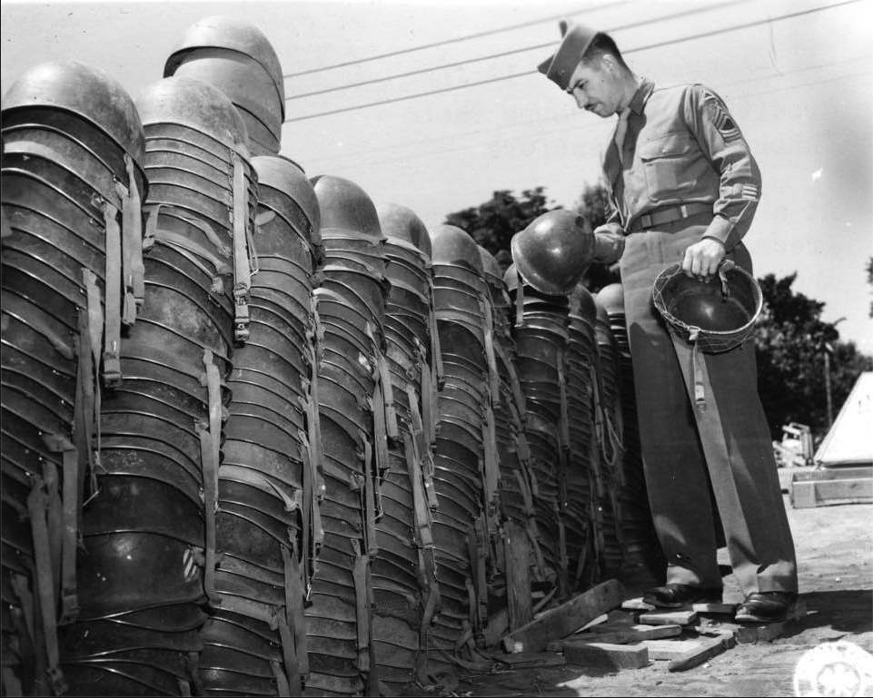 Helmets in Use - WW2 Era Armor and WW2 M1 Steel Helmet - Page 37 - M-1 ...