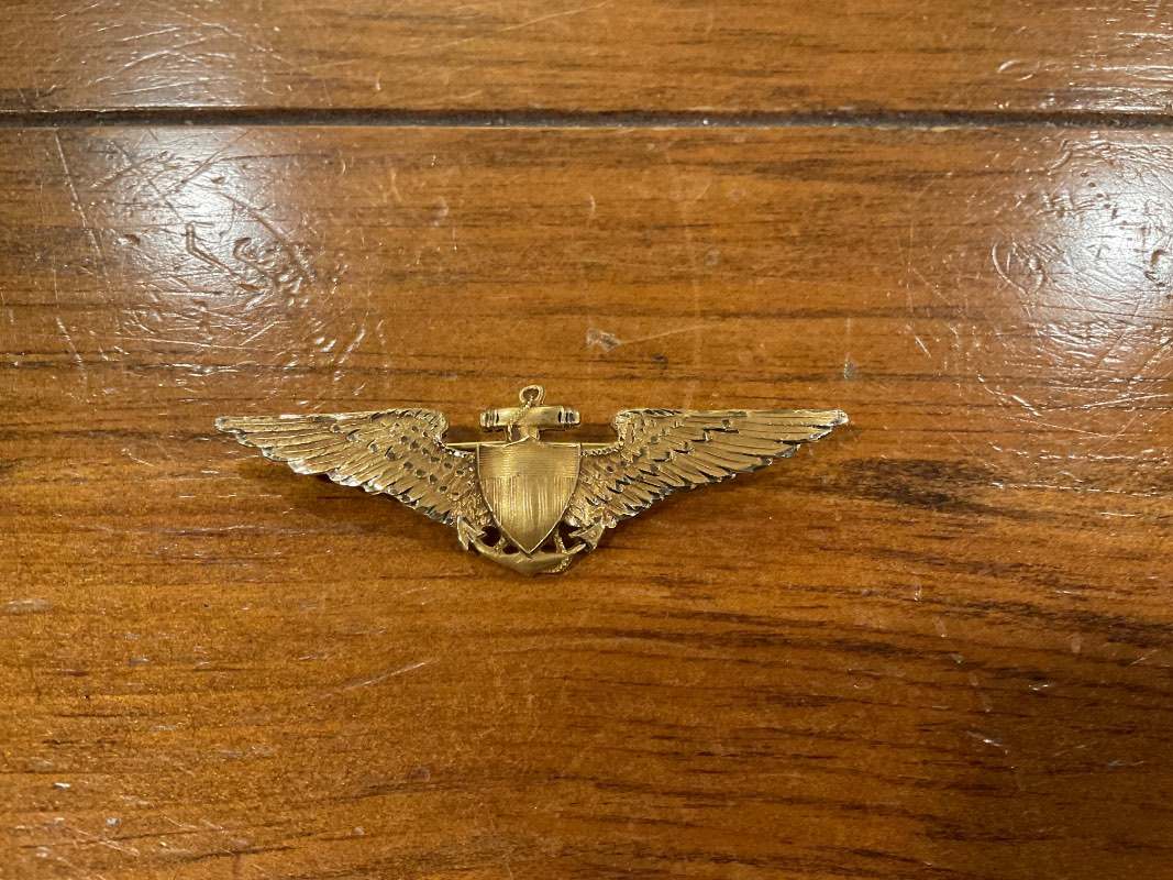 Possibly unique WWI era / early 20’s 10k Jessop Naval Aviator wings ...