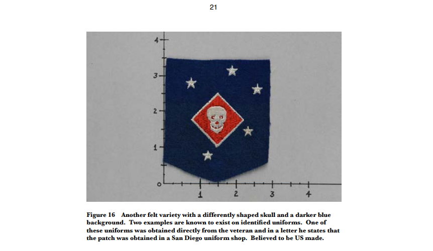 Pointy chin wool USMC Raider patch - MARINES - U.S. Militaria Forum