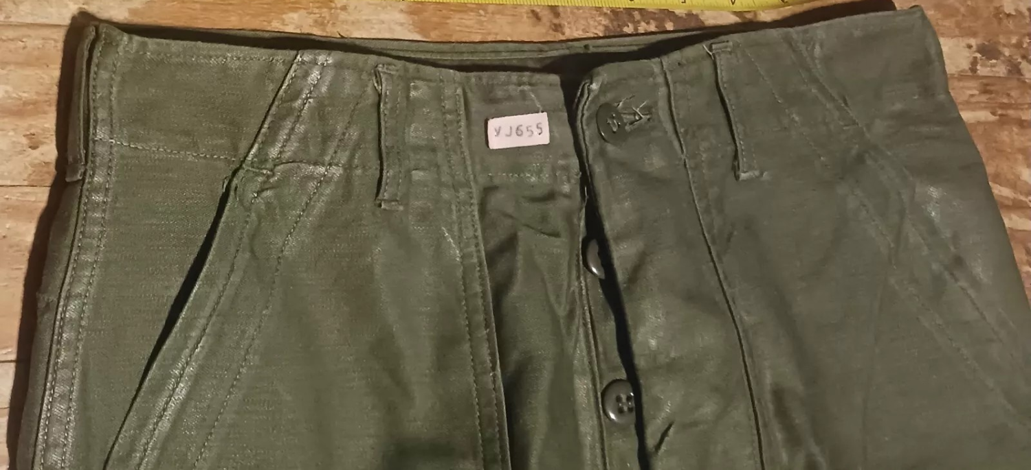 1st pattern sateen utility shirt P58, what are the correct pants that would have been worn with ...